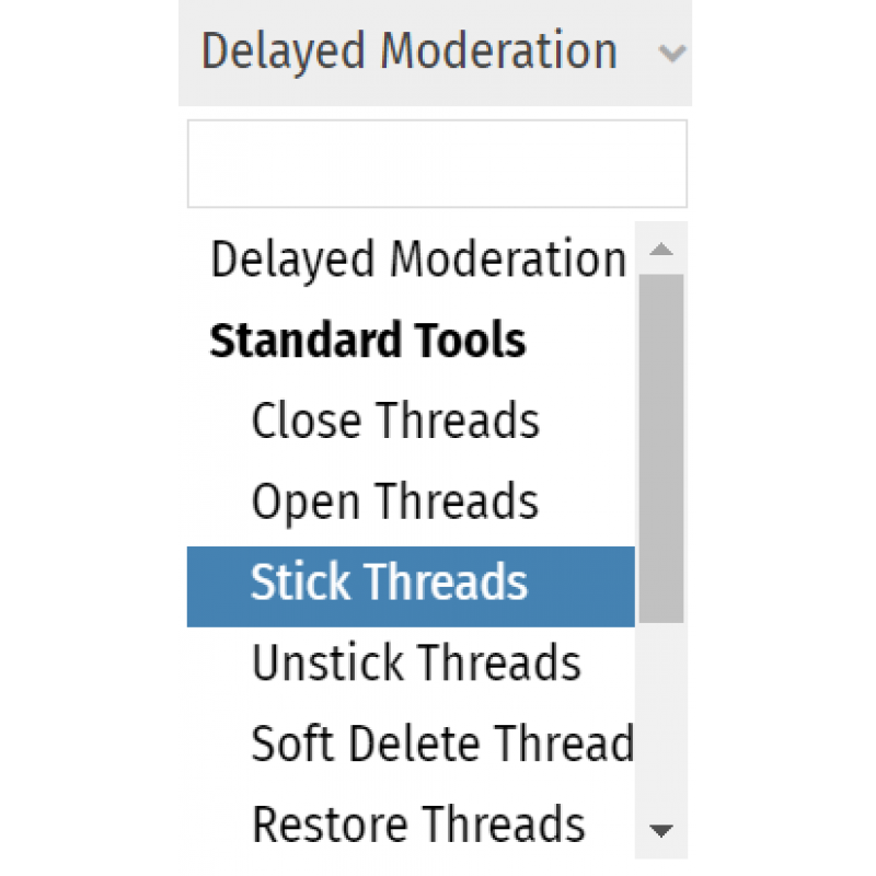 Sticky thread in selling section